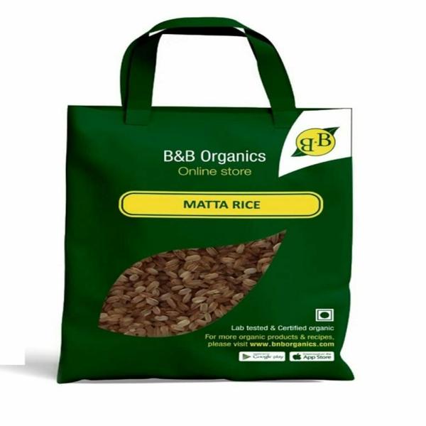B&B Organics Matta Brown Rice Rosematta Rice (Medium Grain) (15 kg ...