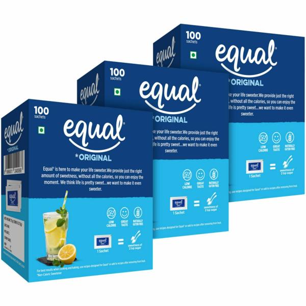 Equal Original Low Calorie Sweetener, Sugar Free, Low Calories, Sugar ...