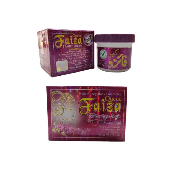 faiza beauty cream with faiza whitening soap (combo pack ) - JioMart