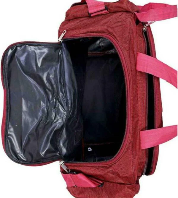 FEDRA Red Polyester Strolley Duffel Bag - 50 L - JioMart