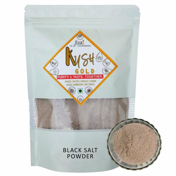 Kush Gold Himalayan Black Salt Powder / Kala Namak / Indian Black Salt ...