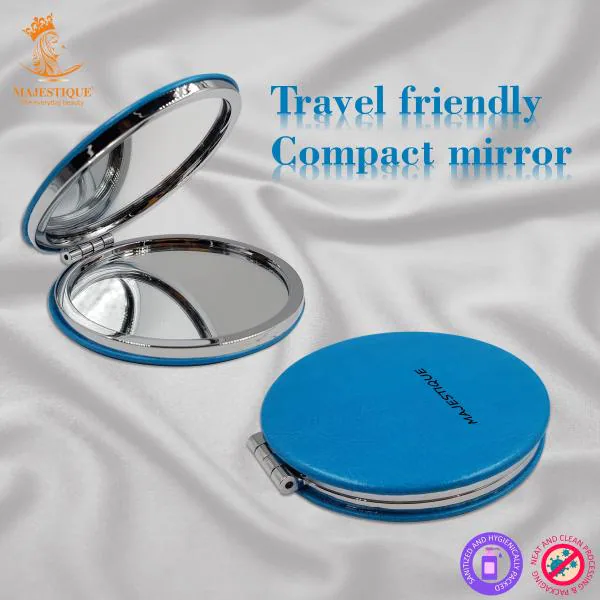Majestique Compact Mirror Round Pocket Mirror For Girls, Men, Women ...