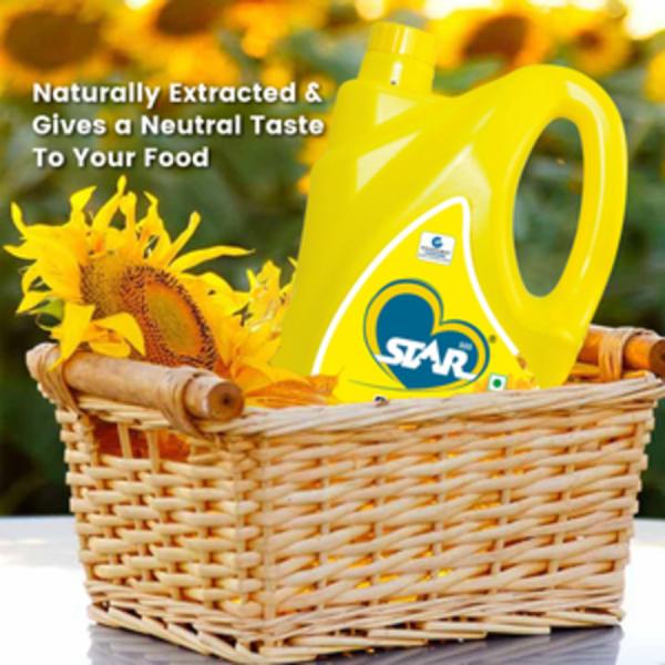 STAR 555 Refined Sunflower Oil 5 Litre with Everyday Full Grain Wada ...