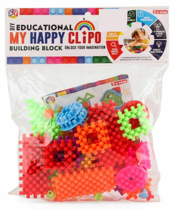 KiddyBuddy - Baby's Little World Happy Building Clipo Blocks ...