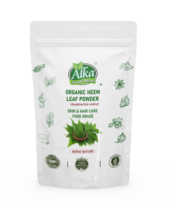 Alka Ayurvedic Pharmacy - 100% Pure & Organic Neem Powder -100gm - JioMart
