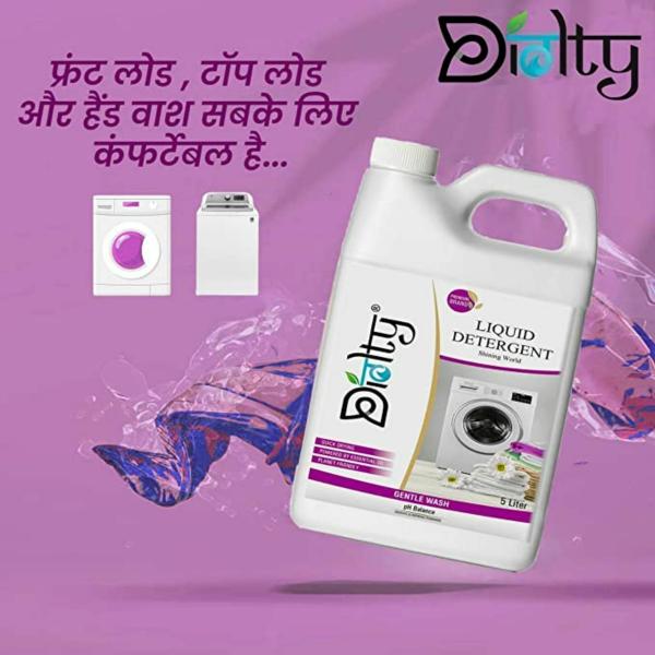 Diolty Gentle Wash Lilly Front & Top Load Liquid Detergent ( 5L + 1L ...