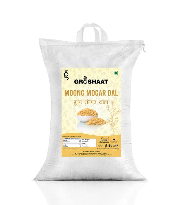 Groshaat Best Quality Moong Mogar Dal -5Kg (Packing)Yellow Moong Dal ...
