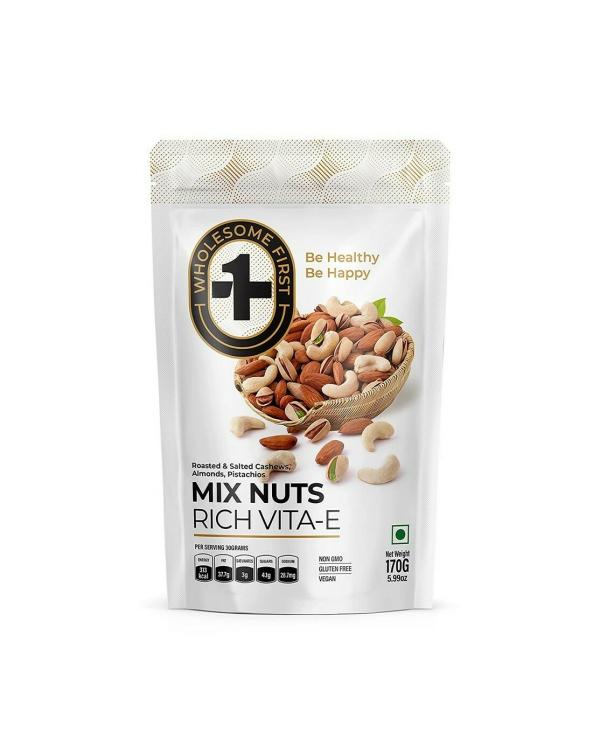 Wholesome First Mix Nuts 170g (Pack of 1) - JioMart