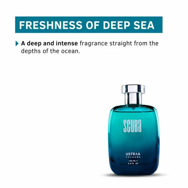 Ustraa Scuba Cologne - 100 ml - Perfume for Men - JioMart