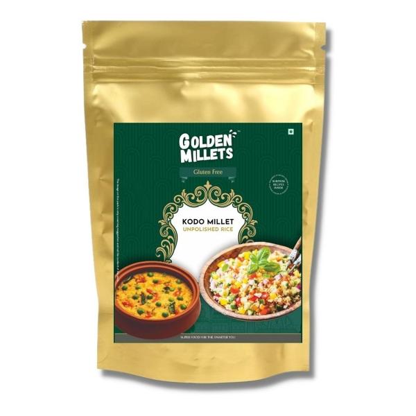 GOLDEN MILLETS Kodo Millet 1kg Unpolished Rice |100% Gluten Free ...
