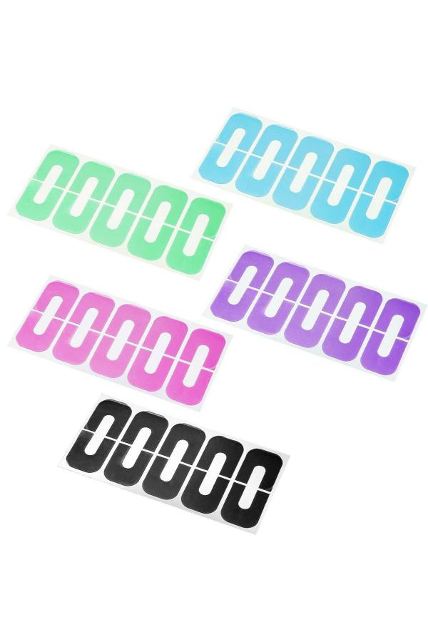 Sminakh Multicolour U Shape Disposable Peel Off Sticker 1 Sheet - JioMart