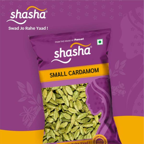 Shasha Spices, Whole Green Cardamom (Sabut Choti Elachi) - 50g x 4 ...