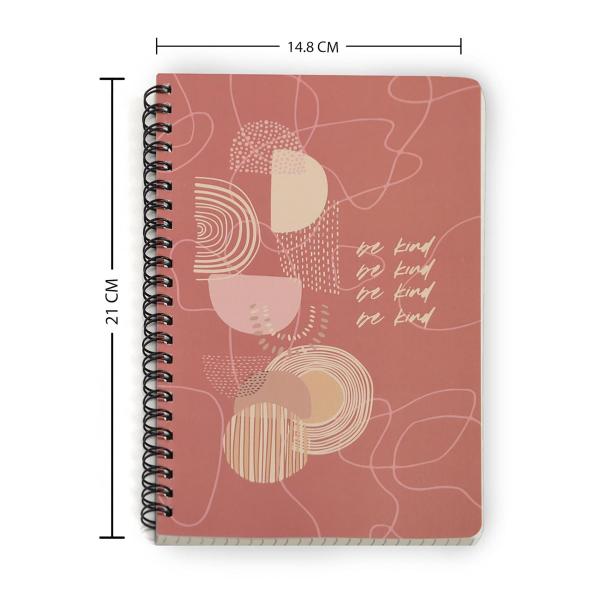 Papboo A5 Handy, Be Kind, Easy To Carry Spiral Wiro Notebook - 100 Gsm ...