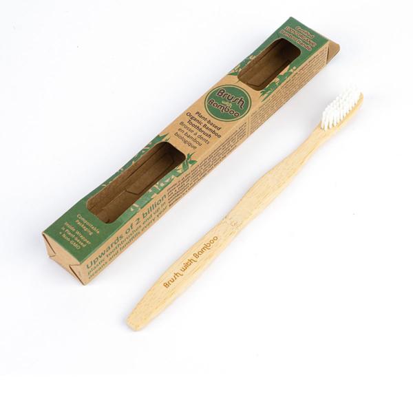 Goli Soda Bamboo Toothbrush - BPA-Free, Vegan, Verified Non-Toxic ...