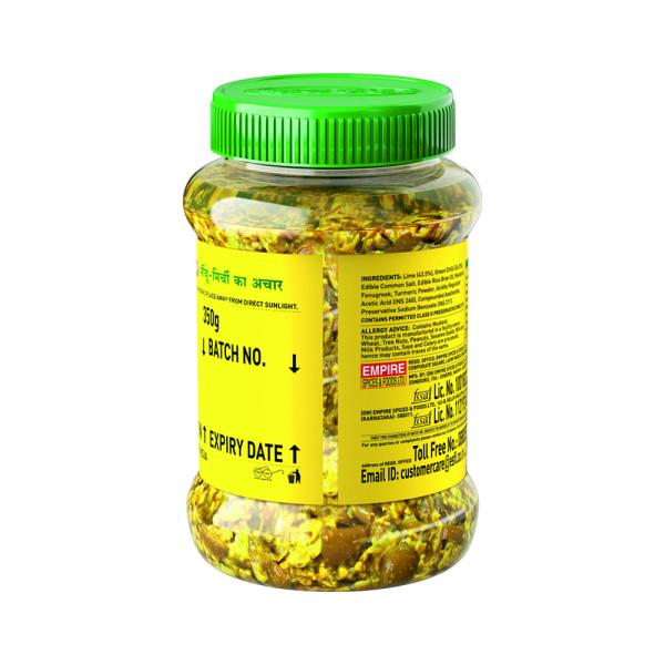 Ram Bandhu - Lime Pickle, Lime Chilli Pickle 350gm Jar, Combo Pack Of 2 ...