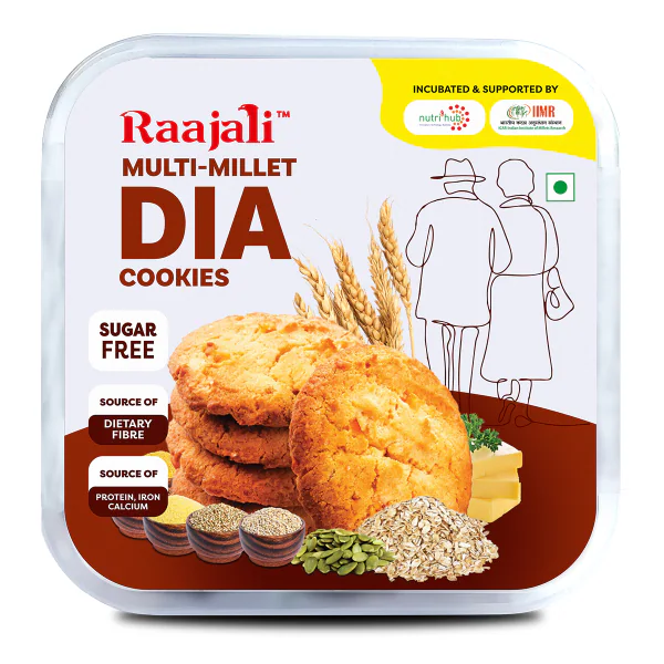 MULTIMILLET DIABETIC FRIENDLY COOKIES - PACK OF 3 - JioMart
