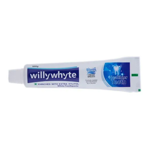 Willywhyte White Toothpaste With Extra Xylitol 400gm(2x200gm) - JioMart