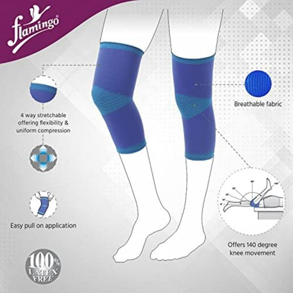 Flamingo Premium Knee Cap Support Brace for Pain Relief Unisex Heal ...