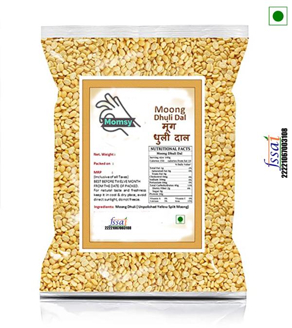 Momsy Premium Moong Dal Yellow / Split| Healthy Pulses (950gm) - JioMart