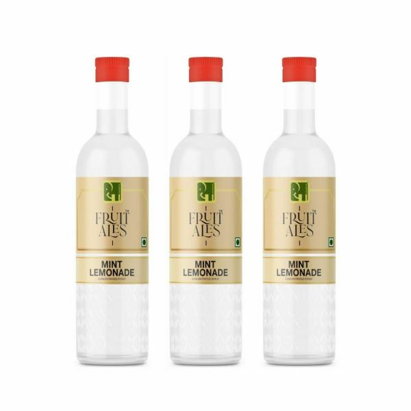 Dhampur Green Fruitales Mint Lemonade Mocktail Syrup 300 ml, Pack of 3 ...