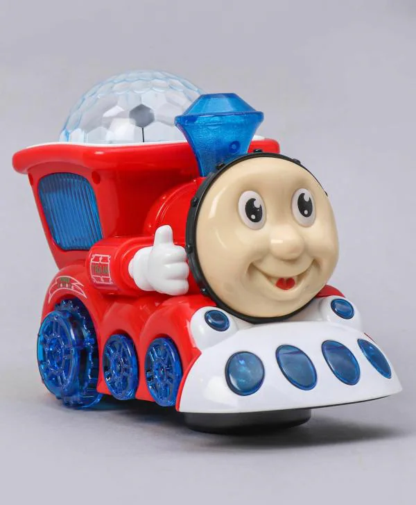 KiddyBuddy - Baby's Little World Musical Bump and Go Light Train Toy ...