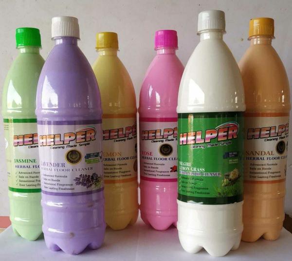 Helper Herbal Phenyle Scented mix - 1 liter - 6 pc pack - JioMart