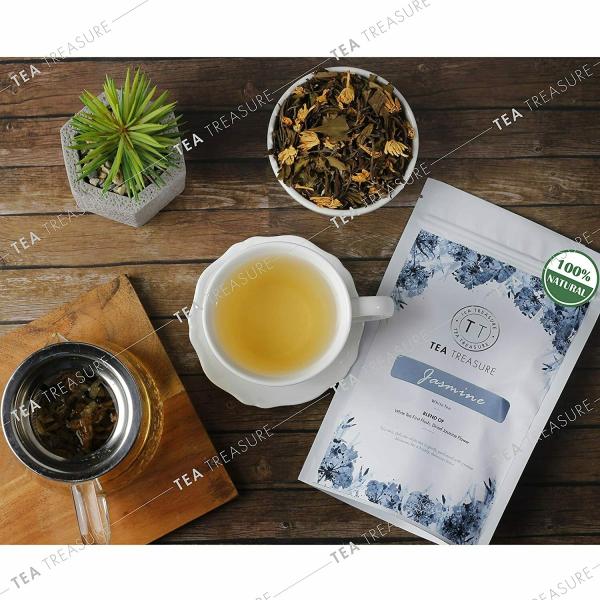 Tea Treasure Peace, Jasmine Green Tea for Weight Management ...