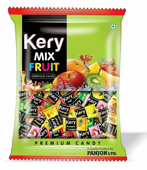 Kery Mix Fruit Candy (Pack of 3) [Assorted 9 Candies Flavours Mango ...