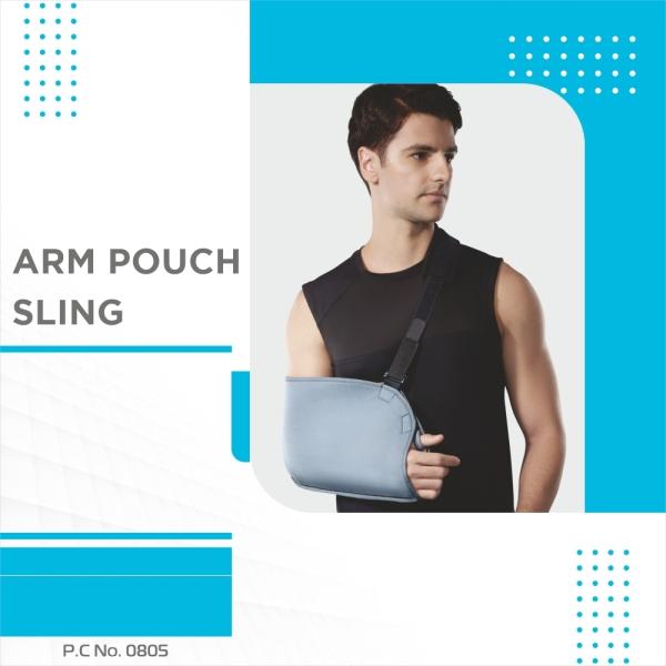 Vissco Shoulder Support Adjustable Arm Pouch Sling For Fracture Support ...