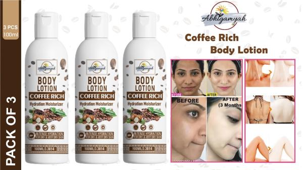 ABHIGAMYAH coffee body lotion 100ml Pack 3 - JioMart