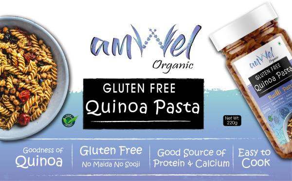 Amwel Organic Gluten Free Quinoa Pasta + Multi Veggie Pasta | Fusilli ...