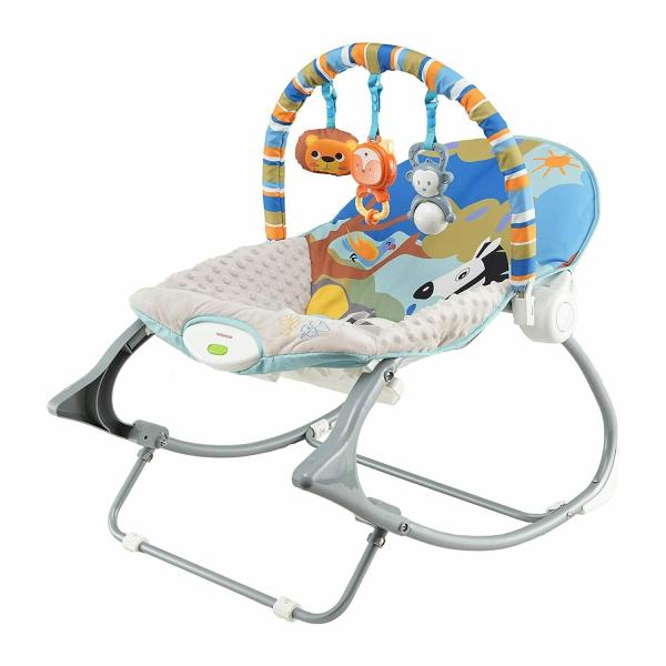 INFANTSO Baby Rocker Portable with Calming Vibrations with Musical Toy ...