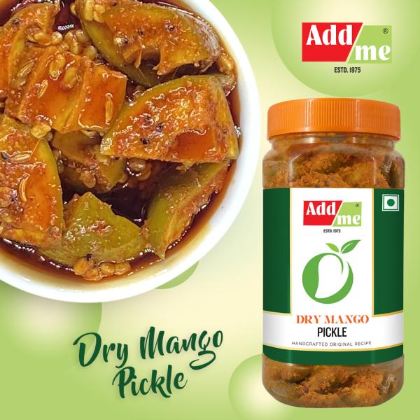 Add me Dry Mango Pickle 900g Less Oil, sukha achar Homemade Mango ...