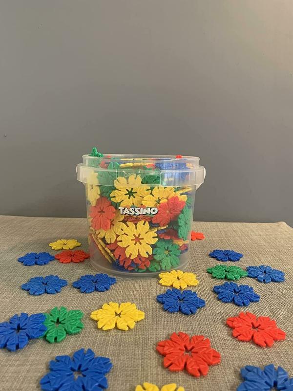 Tassino Plastic Snowflake Easy to Assemble Kids Creative and Learning ...