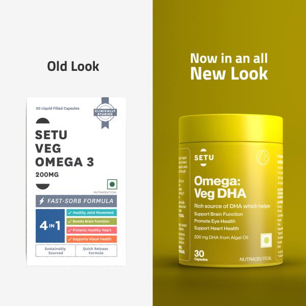 SETU Veg Omega 30 Supplements 30 capsules - JioMart
