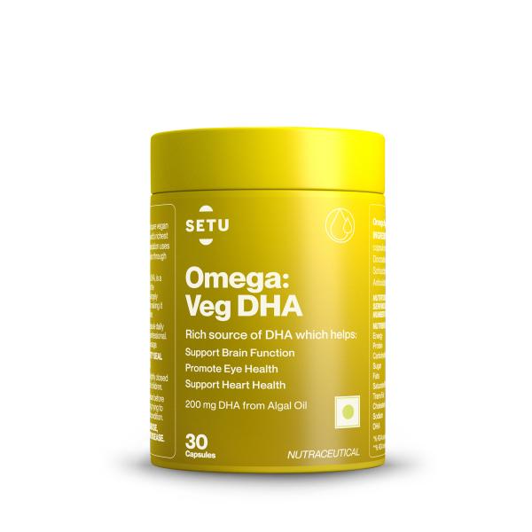 SETU Veg Omega 30 Supplements 30 capsules - JioMart