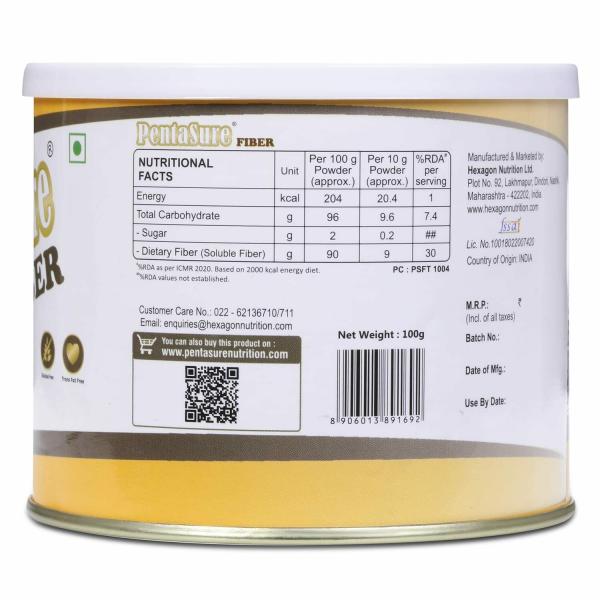 Pentasure Fiber Powder, 100 gm - JioMart