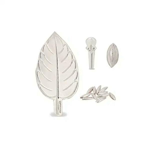 Osasbazaar Silver Tulsi, Cardamom, Clove,Rice Combo For Pooja/Festival ...