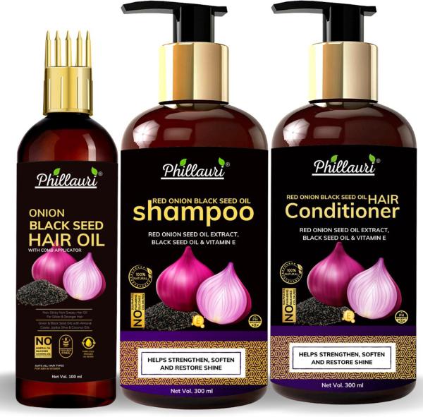 Phillauri Organic Product Red Onion Black Seed Oil Ultimate Hair Care ...