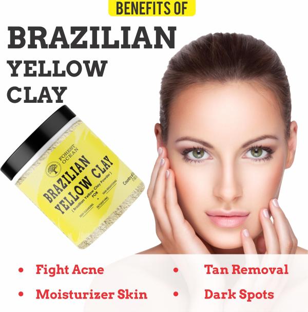 Forest Ocean Brazilian Yellow Clay Powder 150 g - JioMart