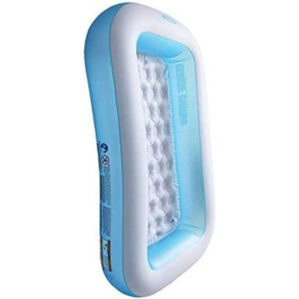 WORLD WIDE WISHES Multicolor Pvc Soft Inflatable Rectangular Baby Pool ...