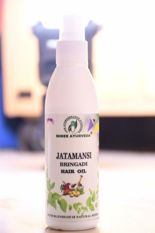 Shree Ayurveda Jatamansi Bringadi Ayurvedic Hair Oil - 100 ml - JioMart