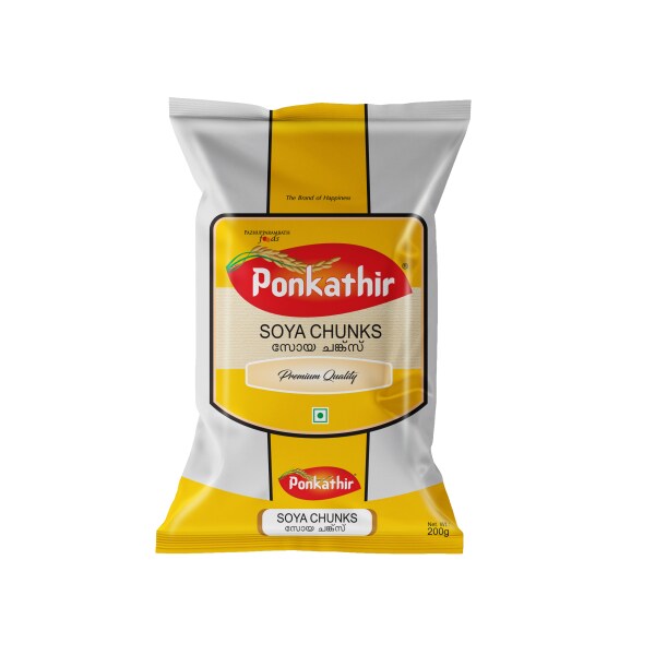 Ponkathir Soya Chunks 150gx3Pkts| Soya Balls| Rich in Protein| Export ...