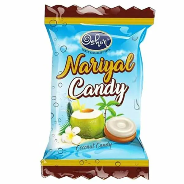 Oshon Coconut Cream Filled Nariyal Candy 100 Pcs - JioMart