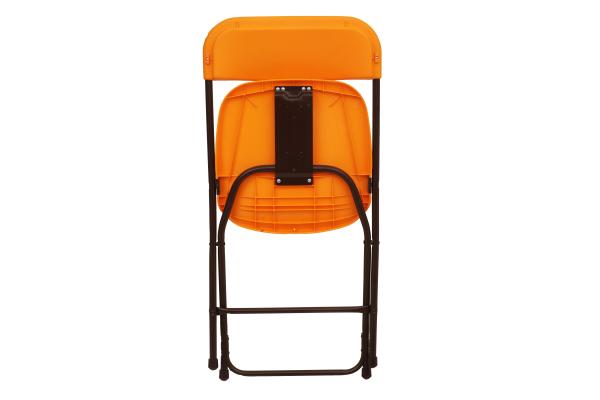 Supreme Furniture Amity PP Folding Without Arm Chair (Set of 6,Papaya Orange) - JioMart