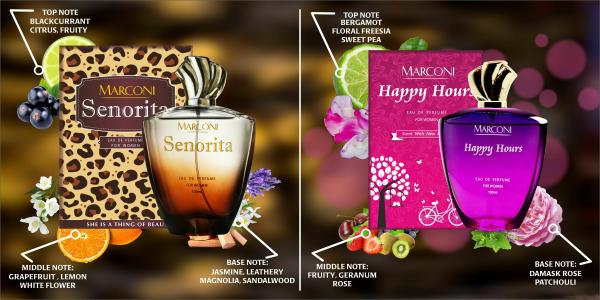 Marconi Happy Hours & Senorita | Eau De Perfume For Women Pack of - 200 ...