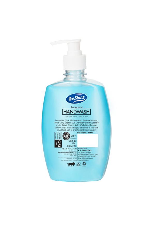 WE SHINE HAND WASH PEARLY 500 ml. - BLUE - JioMart