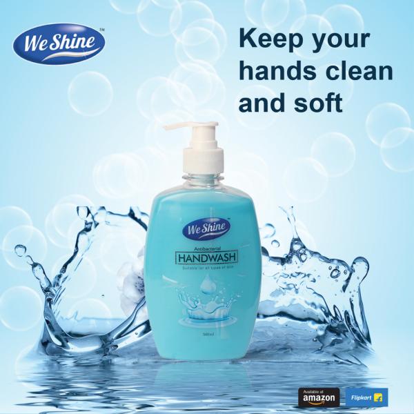 WE SHINE HAND WASH PEARLY 500 ml. - BLUE - JioMart