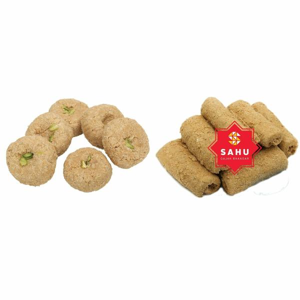 SAHU GAJAK BHANDAR Gajak Roll and Kutema Combo 700 Gm (1 Pack 400 Gm ...