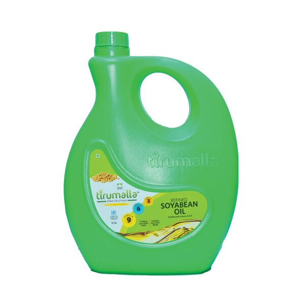 Tirumalla Refined Soyabean Oil 5 Liter Jar - JioMart